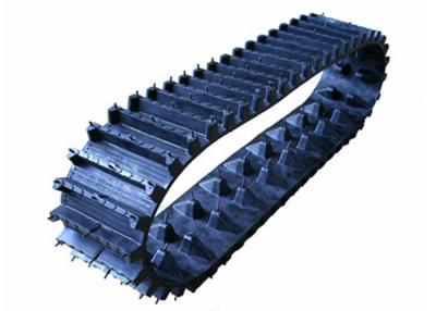 China 118mm Width Lightweight Robot Rubber Tracks Dial Type Adjustable Length for sale