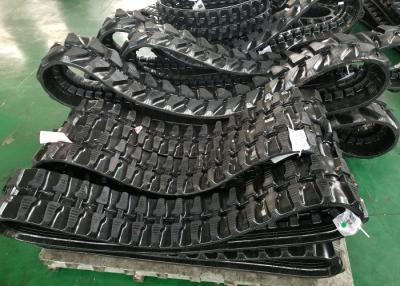 China Grey / Black Excavator Rubber Tracks 200mm Wide For Yanmar Wb500 Ym10 Ymd60 for sale
