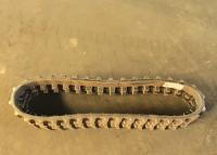 China 34 Links Small Rubber Tracks  With Joint Free Steel Cord / Inside Metal for sale