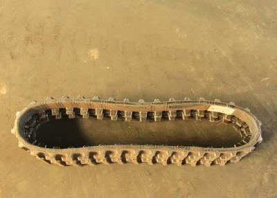 China 34 Links Small Rubber Tracks  With Joint Free Steel Cord / Inside Metal for sale