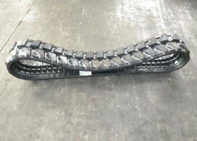 China Black Excavator Rubber Tracks 230mm * 48mm * 68 Links High Running Speed for sale