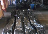 China Small Size Excavator Rubber Tracks Low Noise 230mm X 96mm X 41 Links for sale