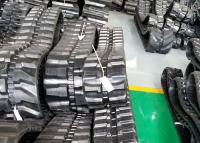 China Black Excavator Rubber Tracks 250mm Width For Kubota Kc50 / Tanaka Dc202 for sale