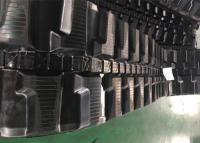 China Low noise Case CX50 rubber excavator tracks 250kg with 5220mm Overall length for sale