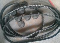 China Anti Slip Robot Rubber Tracks Customized Size For Prototype Lawn Mover for sale