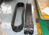China Mini Excavator Rubber Tracks 3360mm Overall Length For Skid Steer Loaders for sale