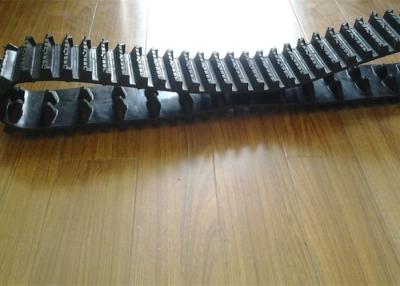 China Black Small Snowmobile Rubber Track High Running Speed With 24 Link for sale