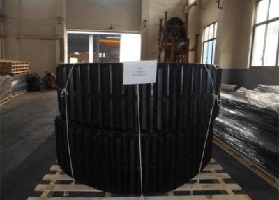China Large Dumper Rubber Tracks 650 * 125 * 78mm With Low Ground Pressure for sale
