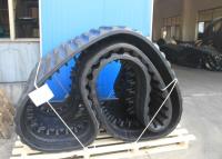 China Mitsubishi Ld700 Large Dumper Rubber Tracks 1114.62kg Less Round Damage for sale