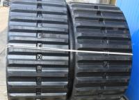 China Mitsubishi Ld700 Large Dumper Rubber Tracks 1114.62kg Less Round Damage for sale