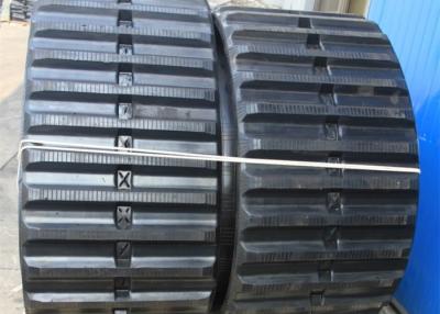 China Mitsubishi Ld700 Large Dumper Rubber Tracks 1114.62kg Less Round Damage for sale