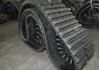 China Dumper Construction Equipment Replacement Rubber Tracks 800 * 125 * 80mm for sale