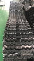 China 320x86x55/400x86x55/450x86x55 Zigzag Pattern Skid Steer Loader Rubber Track for sale
