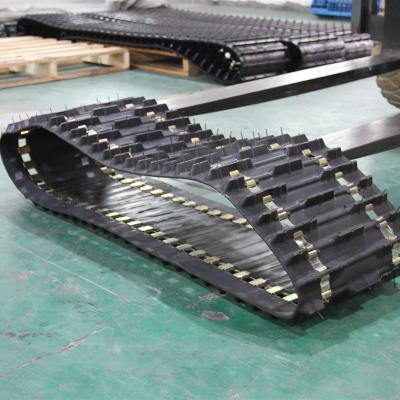 China Custom tracks specially for ATV UTV snow bike snowmobile Robotics tracks free sample for sale