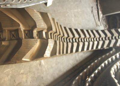 China Mitsubishi Bd2h Excavator Rubber Tracks 1 Year Warranty With Steel Cord Inside for sale