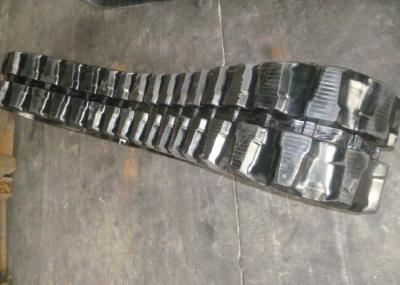 China Black Replacement Rubber Tracks For Excavators With Vulcanized Rubber Track for sale