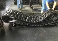 China Continuous Black Rubber Excavator Tracks 84 Links With Low Vibration for sale