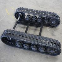 China Size Adjustable Rubber Track Undercarriage 1020 * 800 * 290mm For Small Machine for sale