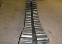 China Mini Black Excavator Rubber Tracks 350 X 52.5 X 104 With Steel Wire Inside for sale