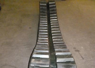 China Mini Black Excavator Rubber Tracks 350 X 52.5 X 104 With Steel Wire Inside for sale