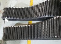 China Stable Pitch Dimension Excavator Rubber Tracks Low Noise With High Speed Performance for sale