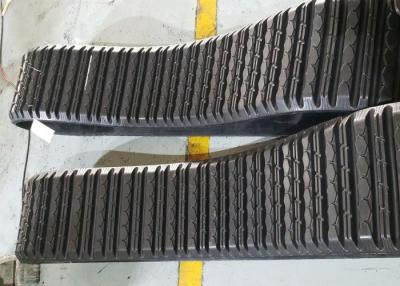 China Stable Pitch Dimension Excavator Rubber Tracks Low Noise With High Speed Performance for sale