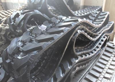 China Bobcat E62 Rubber Excavator Tracks With Continuous Inner Steel Cords for sale