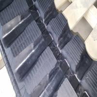 China Black Undercarriage Rubber Tracks 300*55.5k*82 / Lightweight Rubber Tracks High Speed for sale