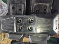 China Easy Attaching Excavator Rubber Pads 154-450C Pitch 154mm Double Roles for sale