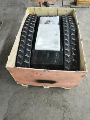 China 200KG Max Load Rubber Track Undercarriage With Shock Absorption For Robot for sale