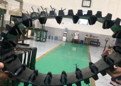 China 320mm Wide Rubber Excavator Tracks Bobcat Replacement Tracks 80 Links for sale