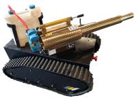 China Electric Motor Rubber Track Undercarriage For Spray Disinfectant With Remote Control for sale