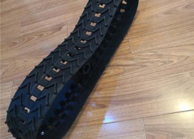 China Robot 123mm Width Undercarriage Rubber Crawler Tracks for sale