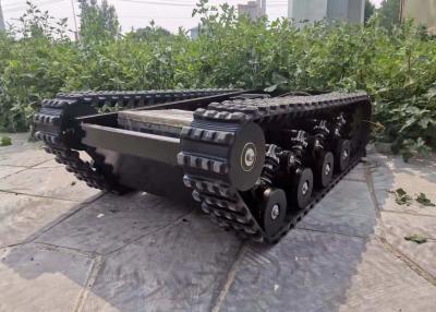 China Climbing Stair Gardening Rubber Track Undercarriage 100KG Load With Steel Box for sale
