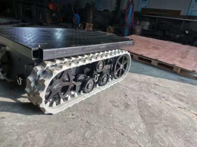 China Engineering Machinery Small Rubber Track Undercarriage With Platform Loading 300kg for sale
