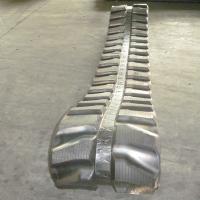 China 81MM Pitch Replacement Rubber Tracks Jointless Rubber Crawler for sale