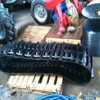 China 90 Pitch 400mm Width Agriculture Rubber Tracks With 60 Links for sale