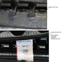 China 130mm Width Construction Rubber Crawler For Kobelco Ss1 72mm Pitch for sale