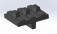 China Width 32mm Small Rubber Wheelchair Track Jointless 66 Links for sale