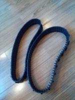 China 60mm Wide Robot Rubber Tracks Length 1080mm Black Color for sale