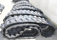 China Black 500mm Wide Rubber Crawler Tracks For Hitachi EX120 for sale