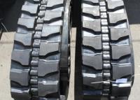 China Black 500mm Wide Rubber Crawler Tracks For Hitachi EX120 for sale