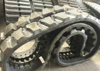 China Black 500mm Wide Rubber Crawler Tracks For Hitachi EX120 for sale