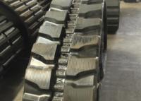 China Black 500mm Wide Rubber Crawler Tracks For Hitachi EX120 for sale