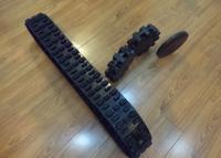 China Wide 120mm Snow Blower Rubber Track 60MM Pitch 20 Links for sale