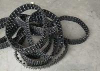 China Wide 120mm Snow Blower Rubber Track 60MM Pitch 20 Links for sale
