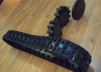 China Wide 120mm Snow Blower Rubber Track 60MM Pitch 20 Links for sale
