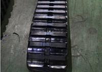 China 56 Links 280mm Wide Excavator Rubber Tracks Jointless Black Color for sale