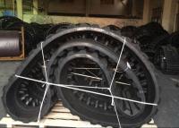 China 150mm Pitch Large Dumper Rubber Tracks Continuous 800mm Wide for sale