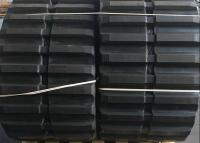 China 150mm Pitch Large Dumper Rubber Tracks Continuous 800mm Wide for sale